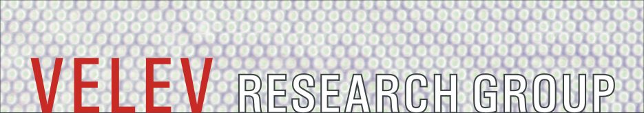 Velev Research Group | Department of Chemical and Biomolecular Engineering