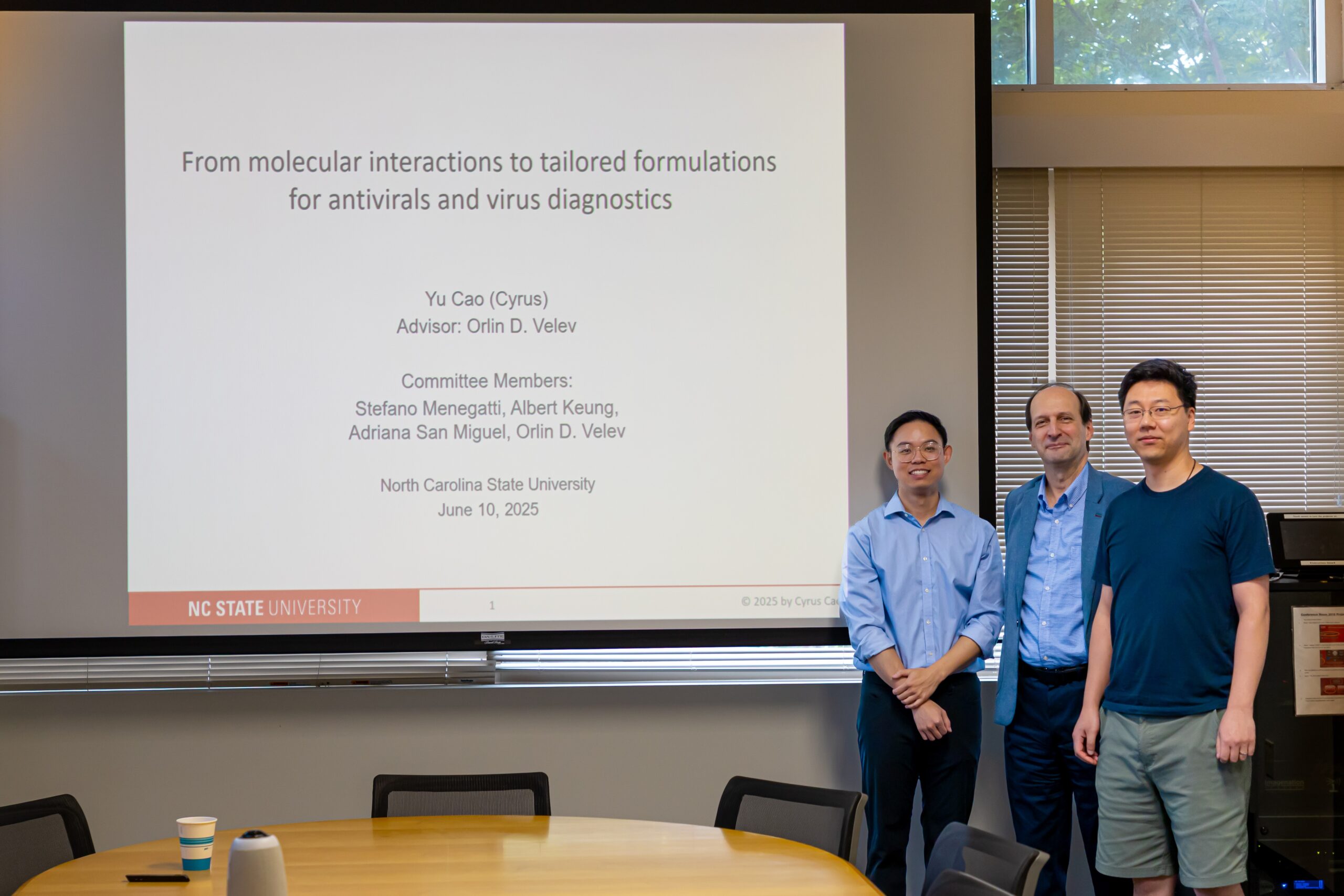 Congratulations Dr. Cao! | Velev Research Group